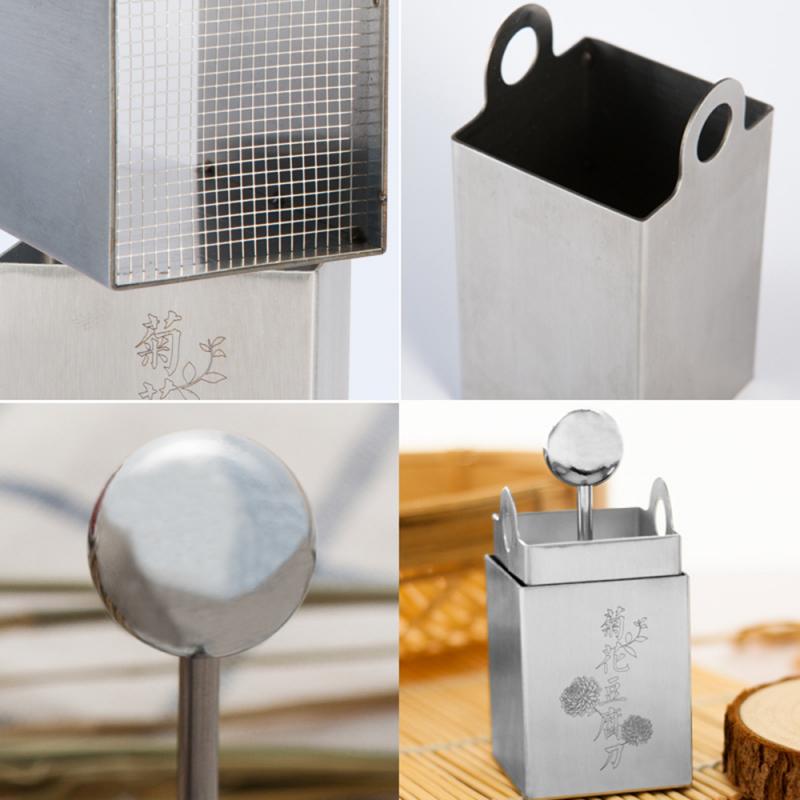 Chrysanthemum Tofu Shredder – Stainless Steel - Anise and Green